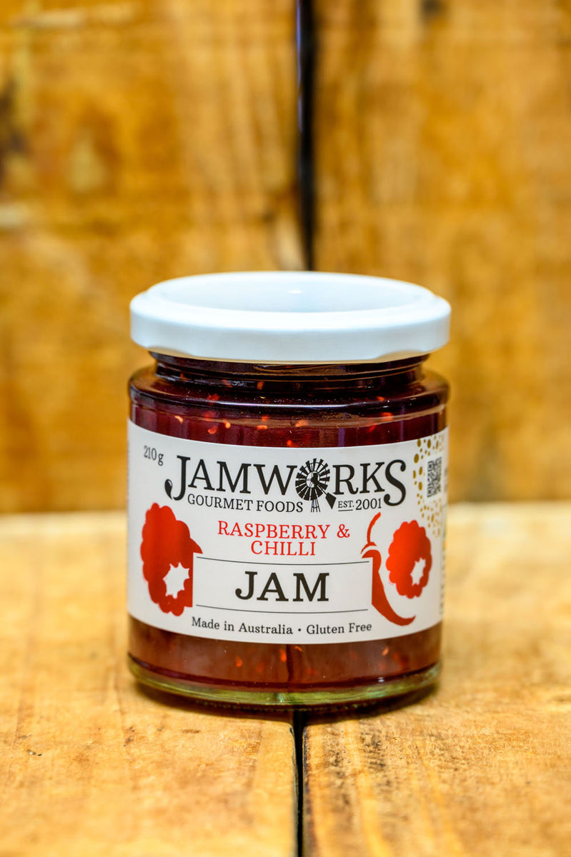 Raspberry Chilli Jam – Jamworks Gourmet Foods