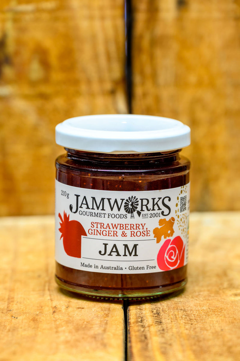 Jamworks Strawberry Ginger Rose Jam – Jamworks Gourmet Foods