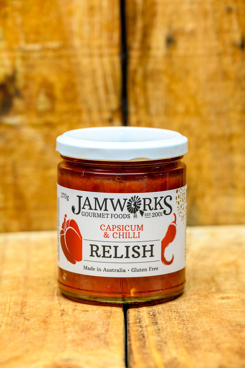 Jamworks Caramelised Capsicum Chilli Relish – Jamworks Gourmet Foods