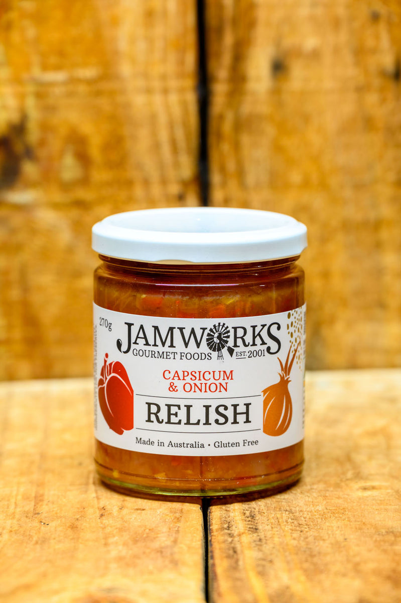 Jamworks Capsicum Onion Relish – Jamworks Gourmet Foods