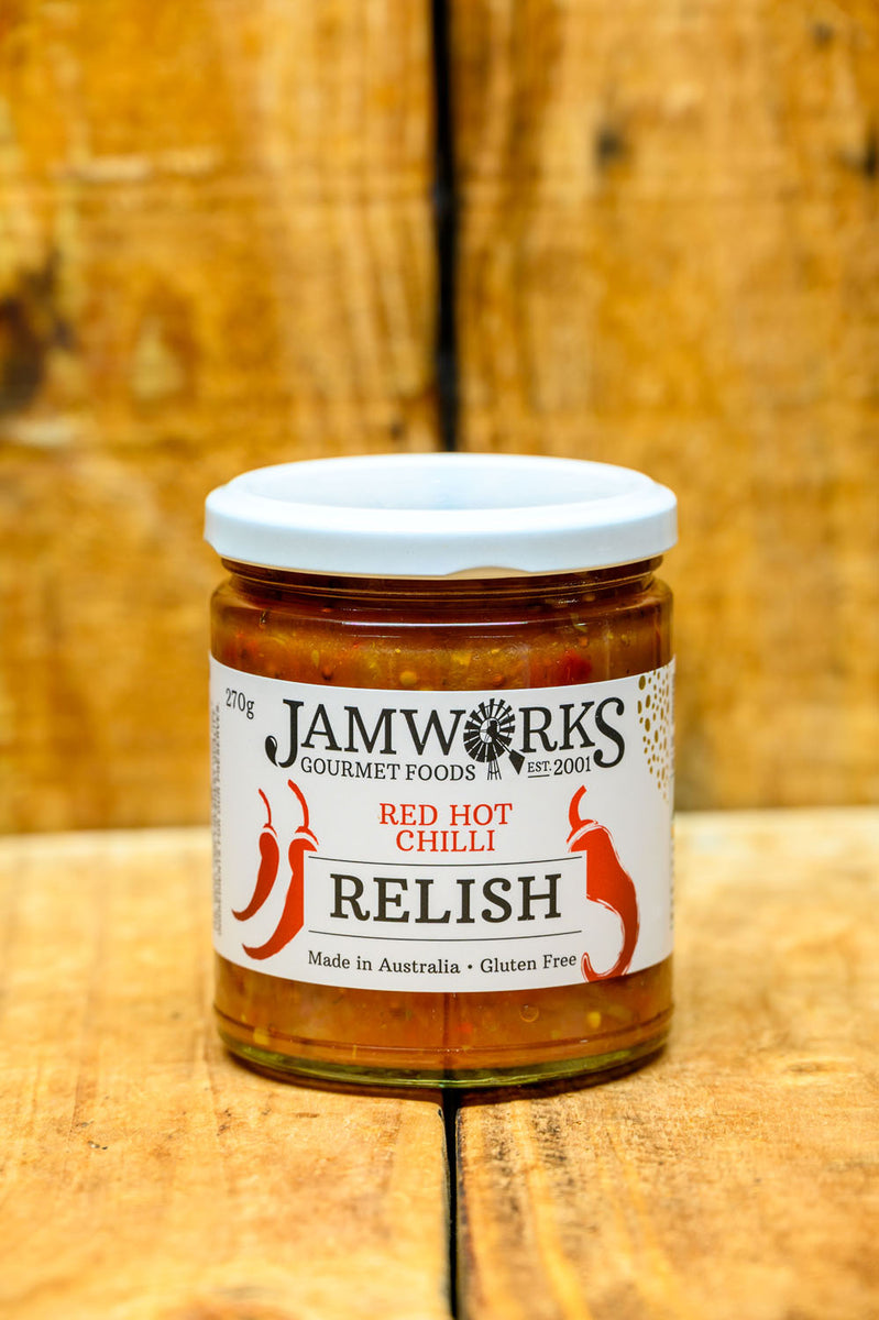 Jamworks Red Hot Chilli Relish – Jamworks Gourmet Foods